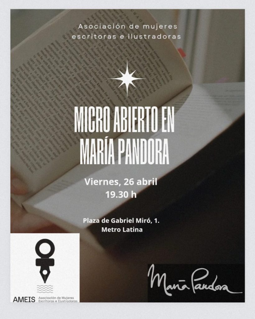 Micro abierto y Jam de Relato en María Pandora - Asociación de Mujeres ...